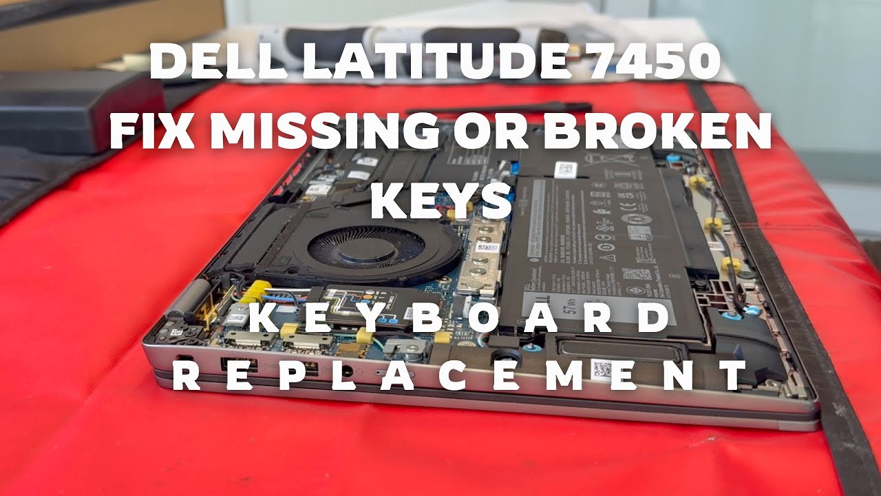 Dell Latitude 7450 Missing Key Fix | Keyboard Replacement - YouTube