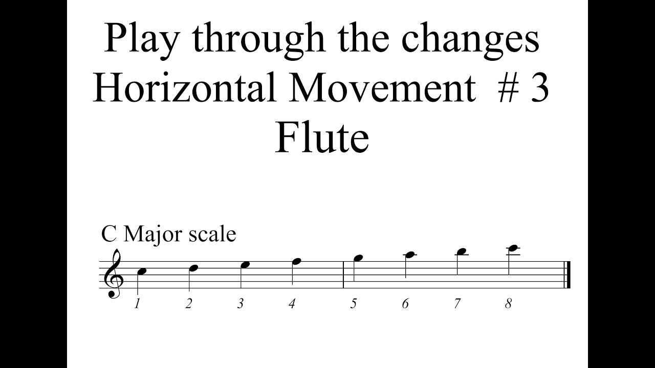 Learn to Improvise Flute - Play through the Changes 3 - Horizontal ...