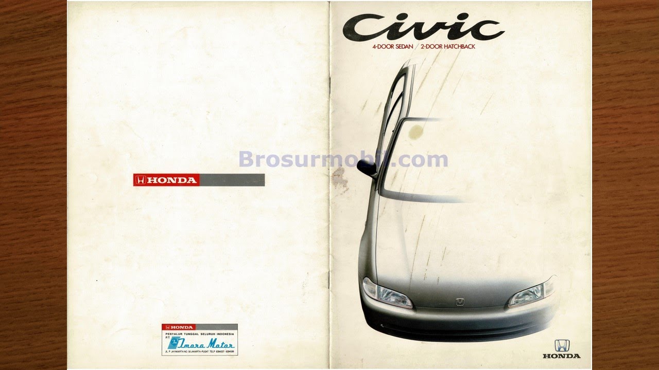 Brosur Honda Civic Genio dan Estilo - YouTube