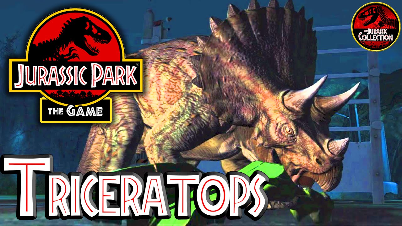 Jurassic Park: The Game | TRICERATOPS | Behind the Scenes - YouTube