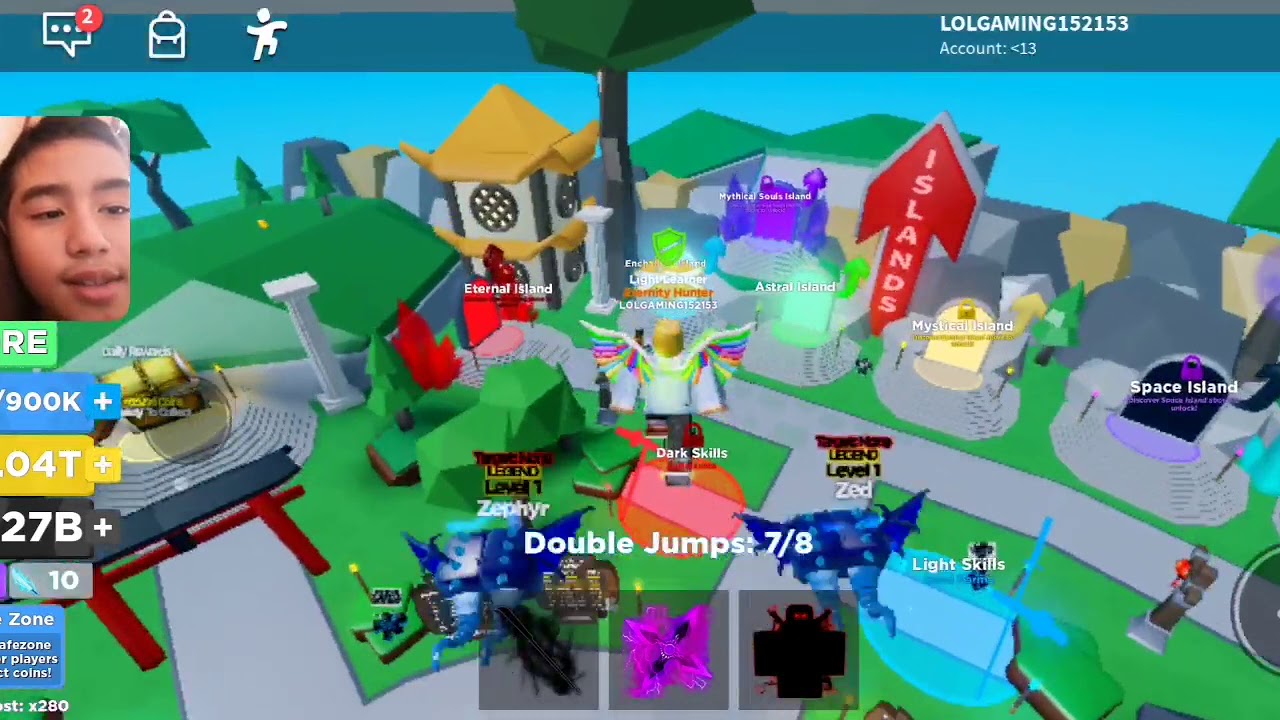 Roblox Ninja Legends Trying To Get Shadow Legend Rank!! - YouTube