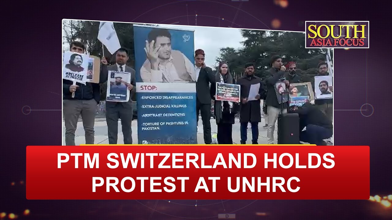PTM Switzerland holds protest at UNHRC against atrocities faced by ...