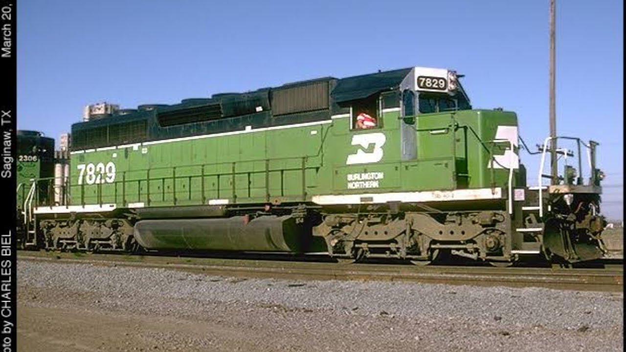 This is the first video of BNSF SD40-2 #7829 from WATC get grounded for the first time! - YouTube