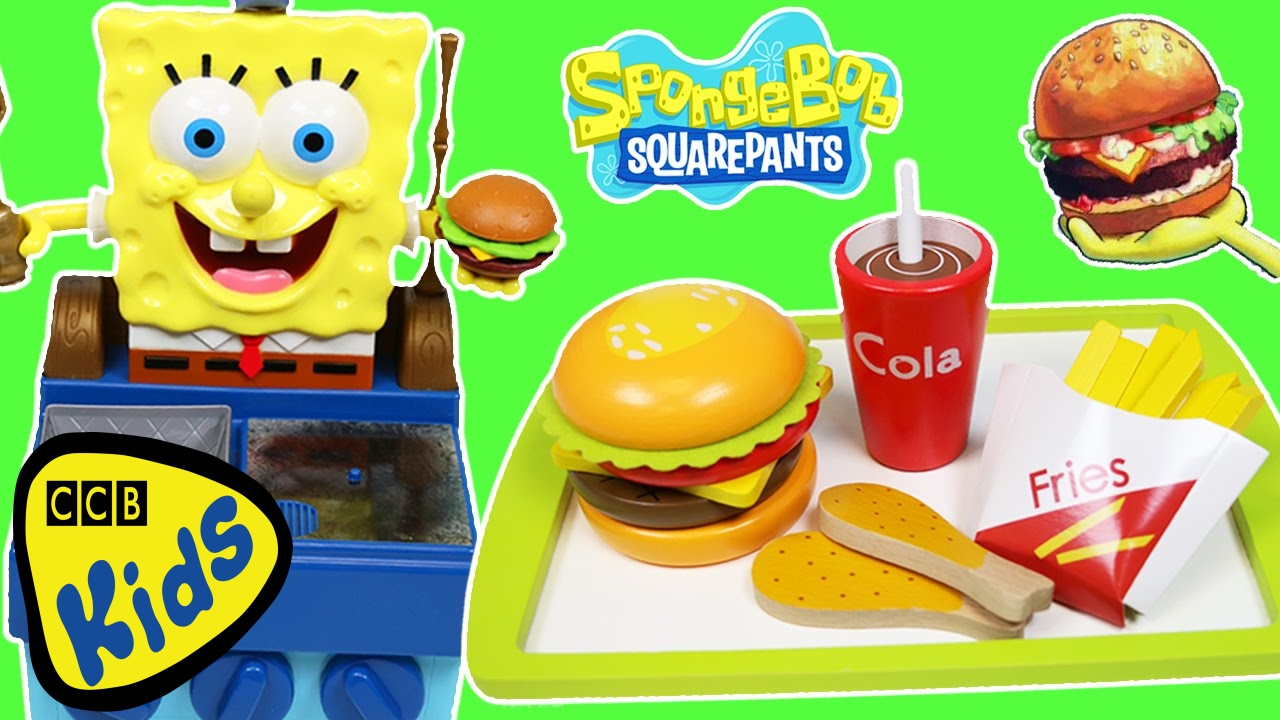 Spongebob Squarepants Krabby Patty Grill com imaginação Fast Food ...
