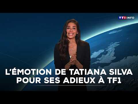 L'émotion de Tatiana Silva au moment de faire ses adieux à la météo et à TF1