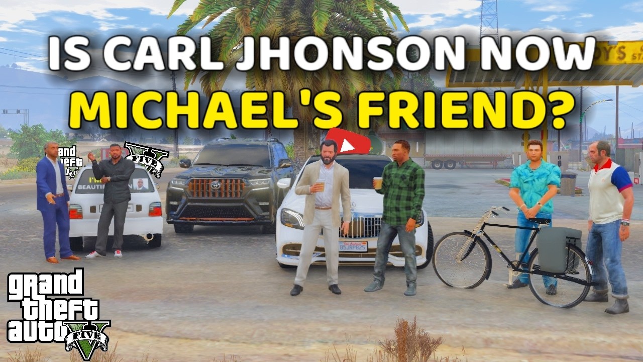 IS CARL JHONSON NOW MICHAEL'S FRIEND? | CJ MICHAEL KA DOST? | MR BLUE ...