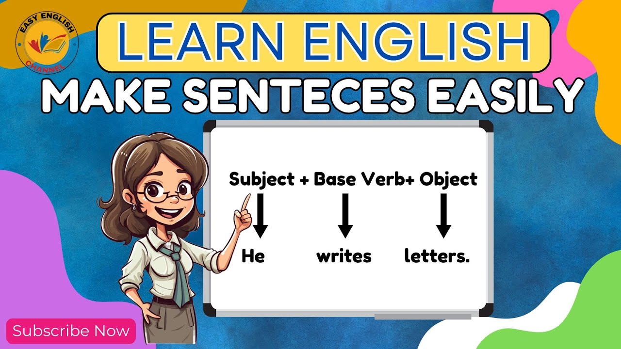 MAKE SIMPLE PRESENT TENSE SENTENCES EASILY WITH THIS FORMULA /# ...