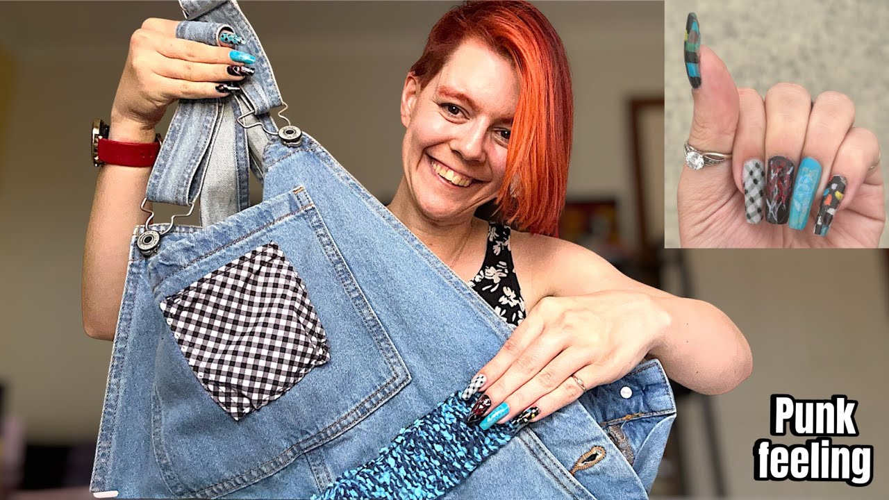 Do These 5 Punk Nail Designs Match My DIY Overalls? - YouTube