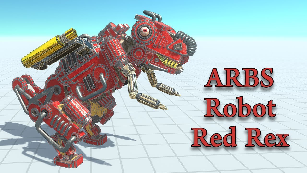 ARBS Dino Robot Red Rex - Assemble & Fight #2 - Tyrannosaurus ...