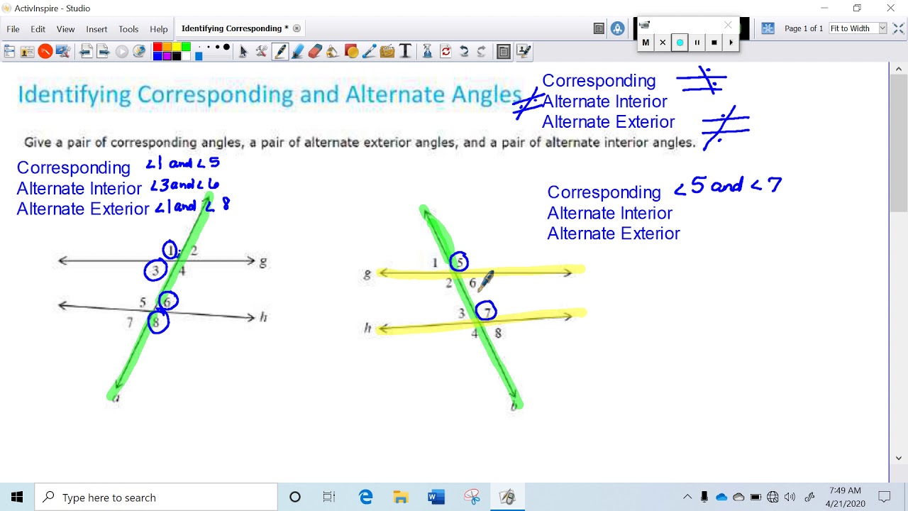 Identifying Corresponding And Alternate Angles YouTube identifying-corresponding-and-alternate-angles-youtube