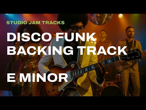 Disco Funk Backing Track in E Minor | SJT-002