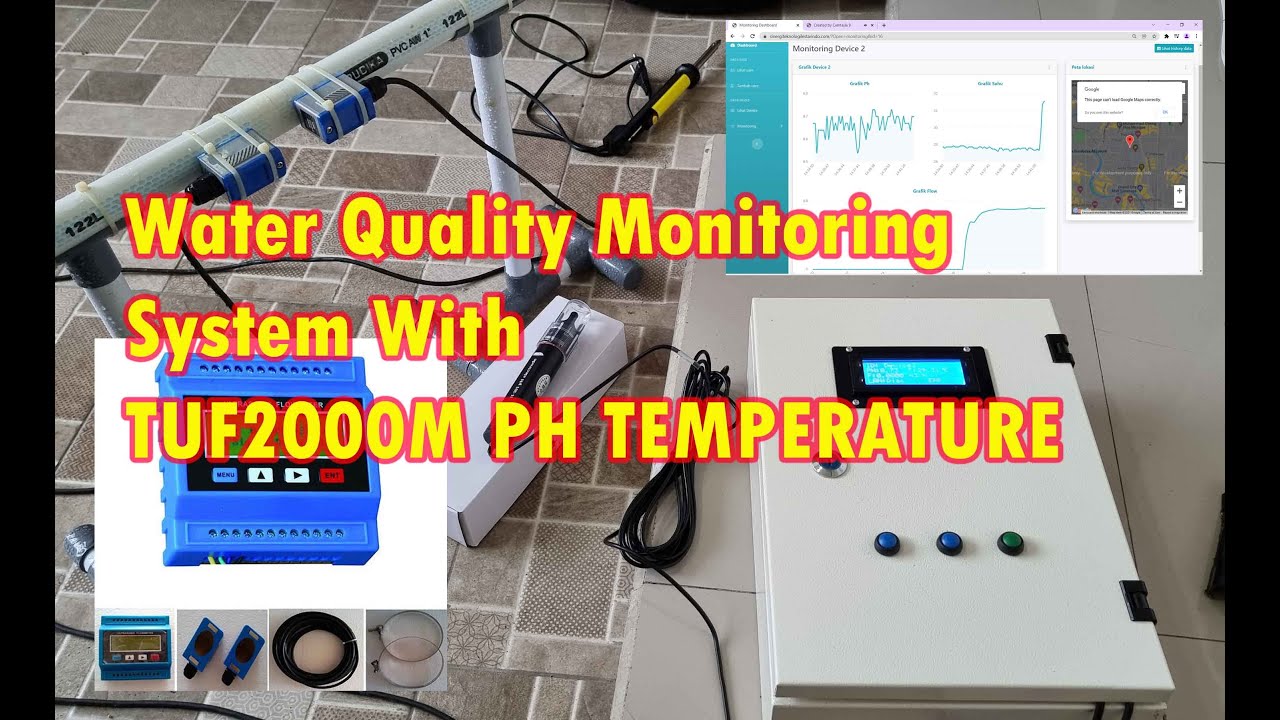 Water Quality Monitoring System With TUF2000M PH TEMPERATURE WEBSITE ...