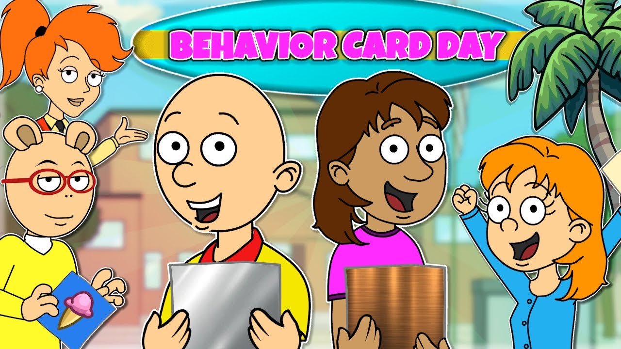 SUMMER BEHAVIOR CARD DAY / Caillou Gets The Silver Card / Ungrounded ...