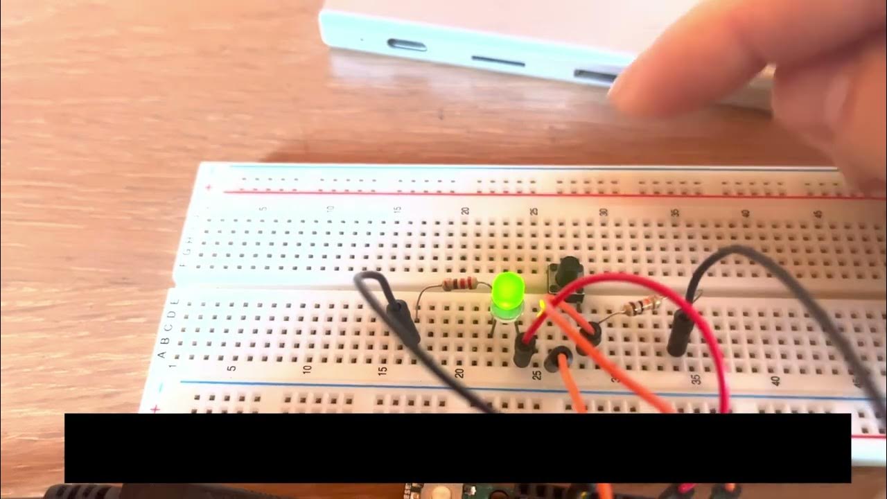 Arduino 1つのボタンでLEDの明るさ設定 - YouTube