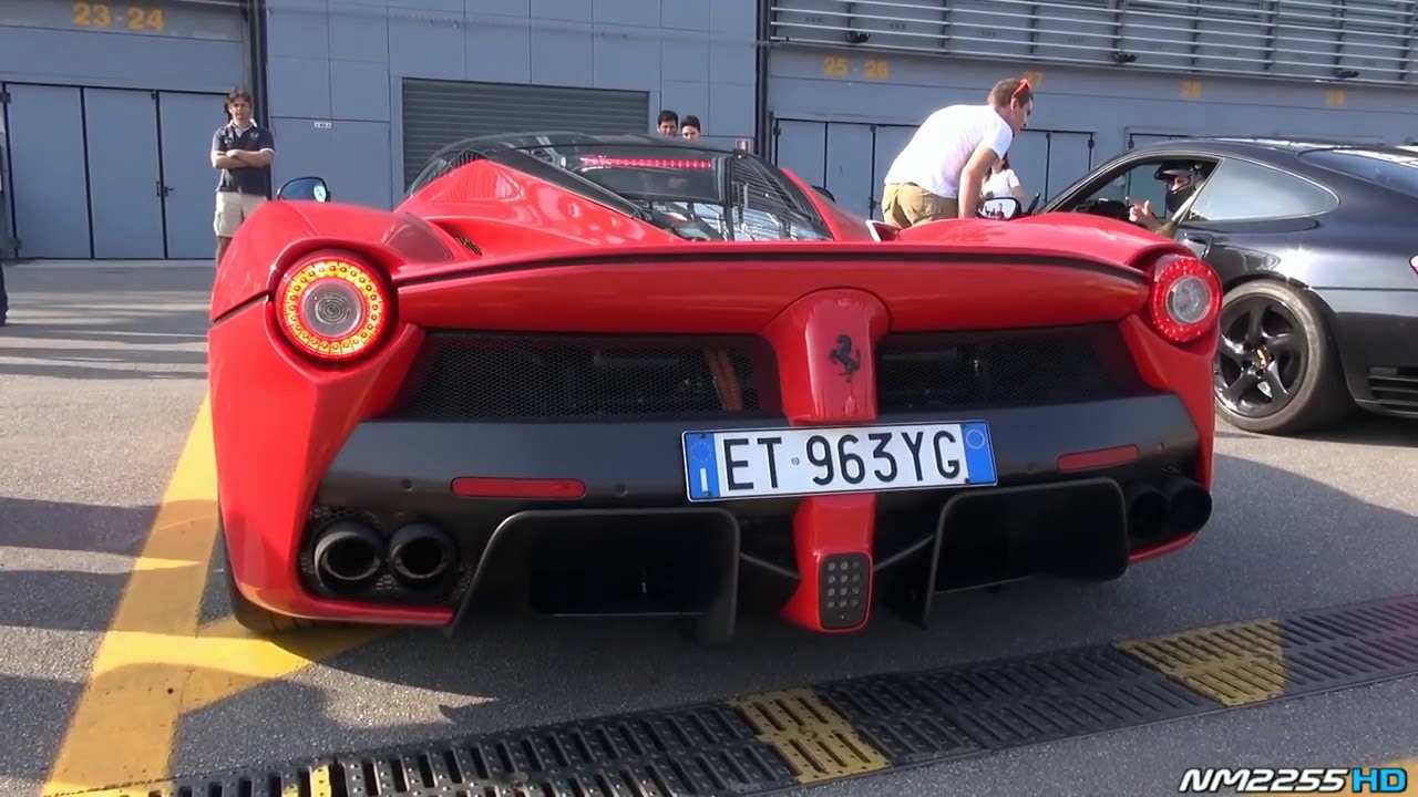 879 Ferrari LaFerrari LOUD Revving & Sound! - YouTube