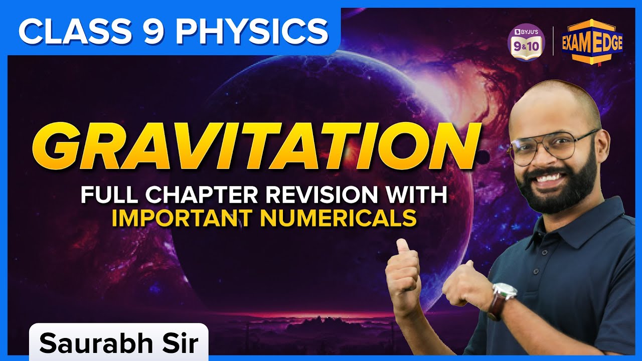 Gravitation | Important Numericals and Questions| BYJU'S | Class 9 ...