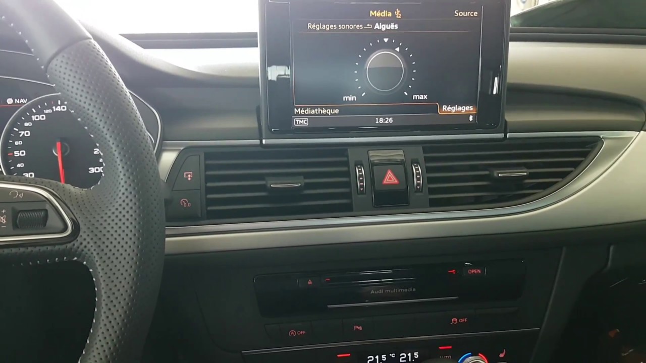 Audi A6 2016 S-line 2.0l 190cv - Audi Premium Sound System - YouTube