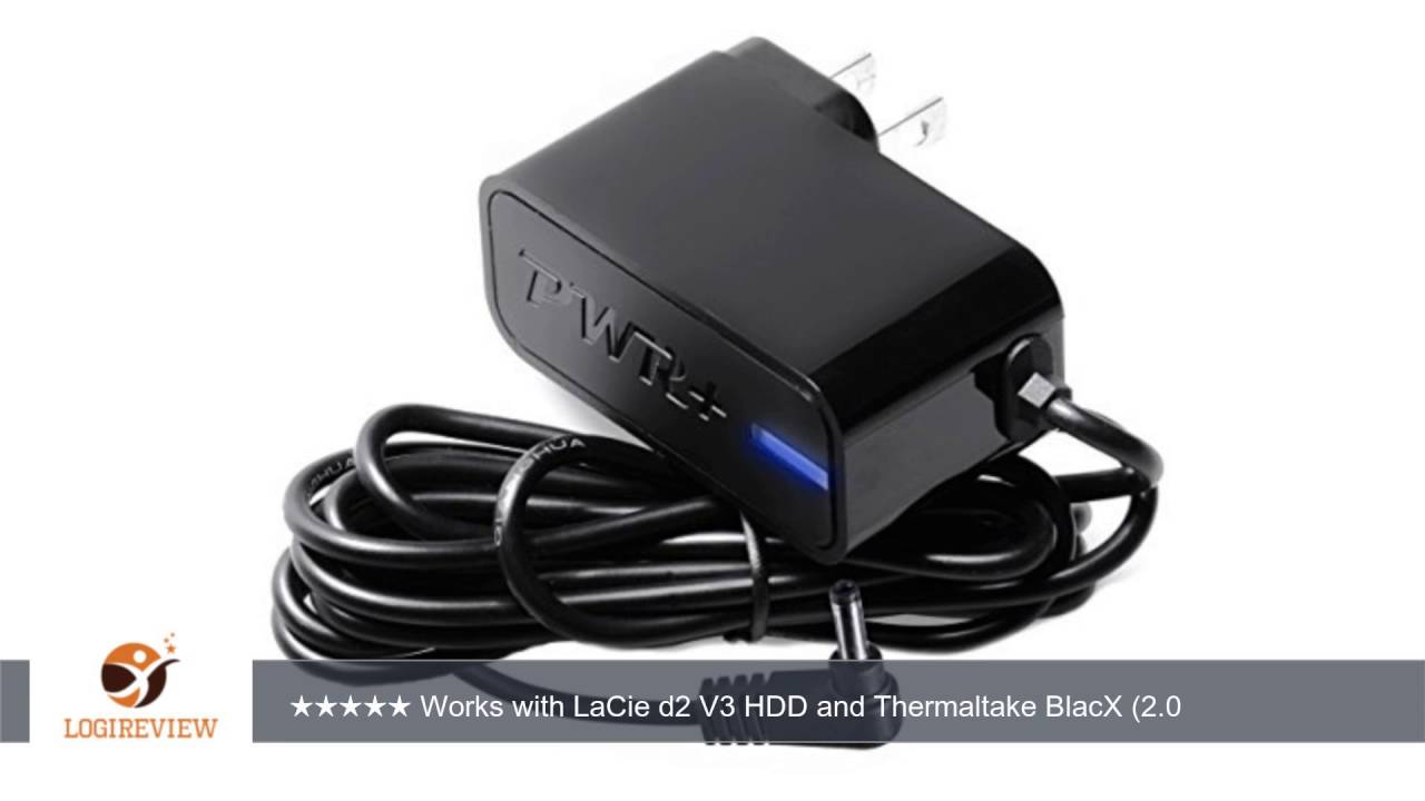 [UL Listed] Pwr+ Extra Long 6.5 Ft AC Adapter 12V Charger for Seagate ...