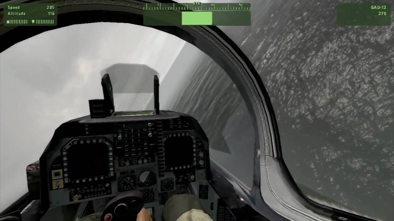 (HD) ArmA 2 Flying Around Chernarus in Harrier Jump Jet - Maximum ...