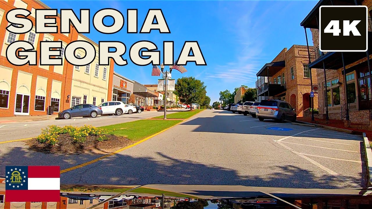 💀 Senoia, Georgia 4K drive (The Walking Dead filming location ...