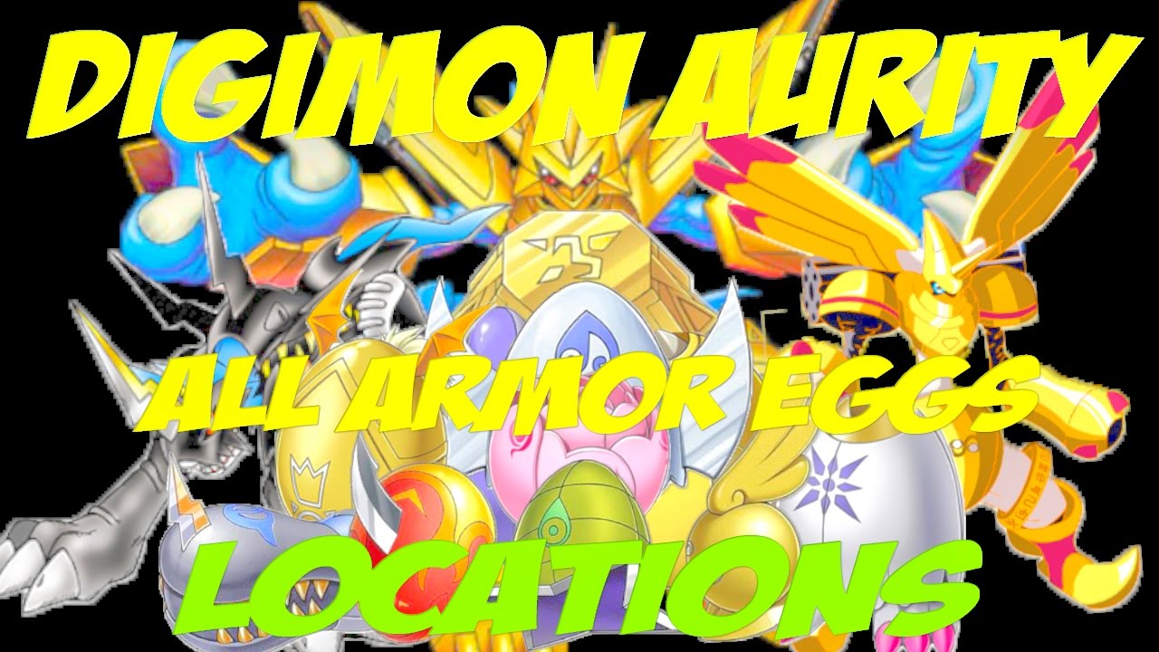Digimon Aurity | Armor Eggs Locations | Roblox - YouTube