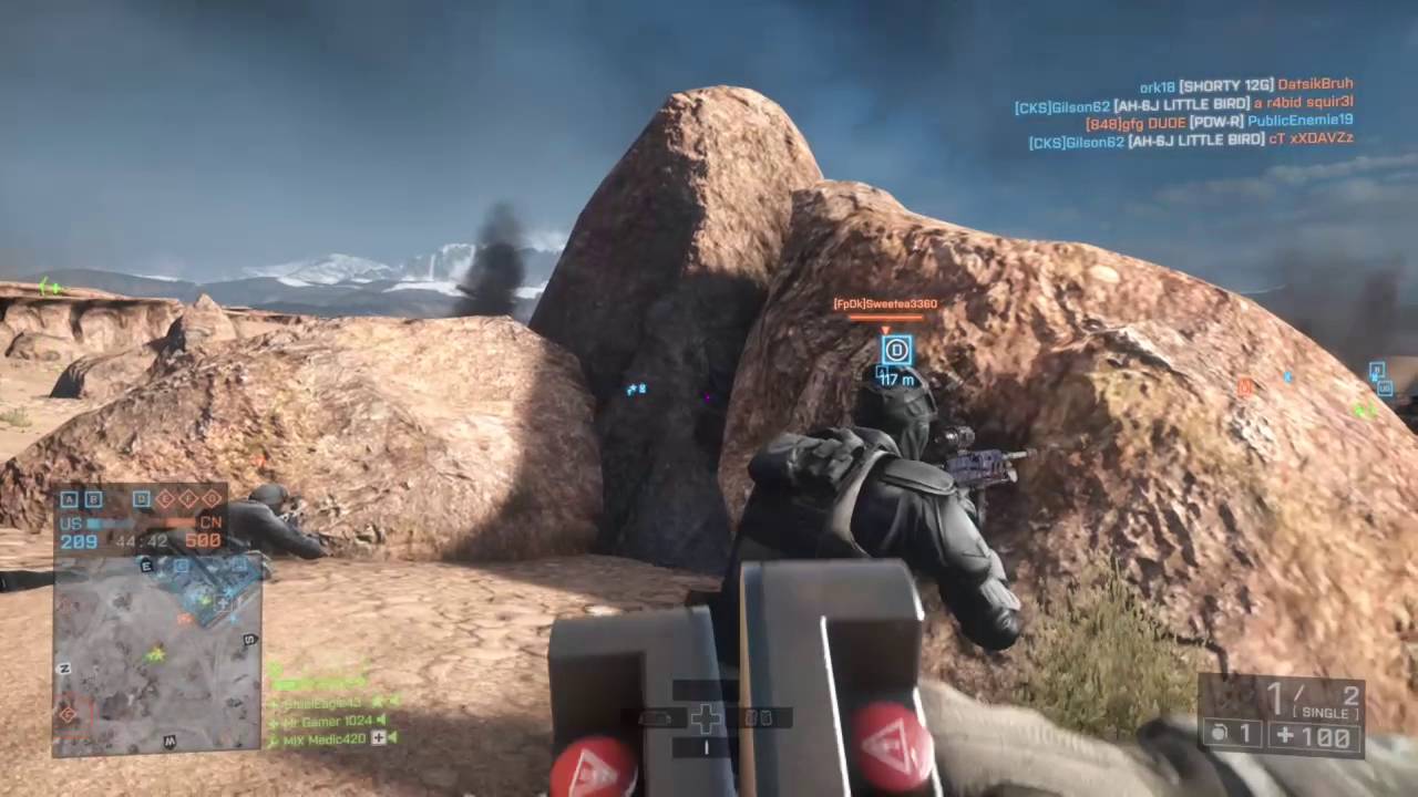 Battlefield 4 - BF4 Defibrillator kill - YouTube