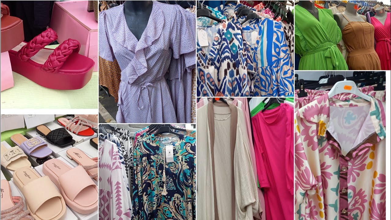 nouveauté vêtements femmes petit prix marché sarcelles - YouTube