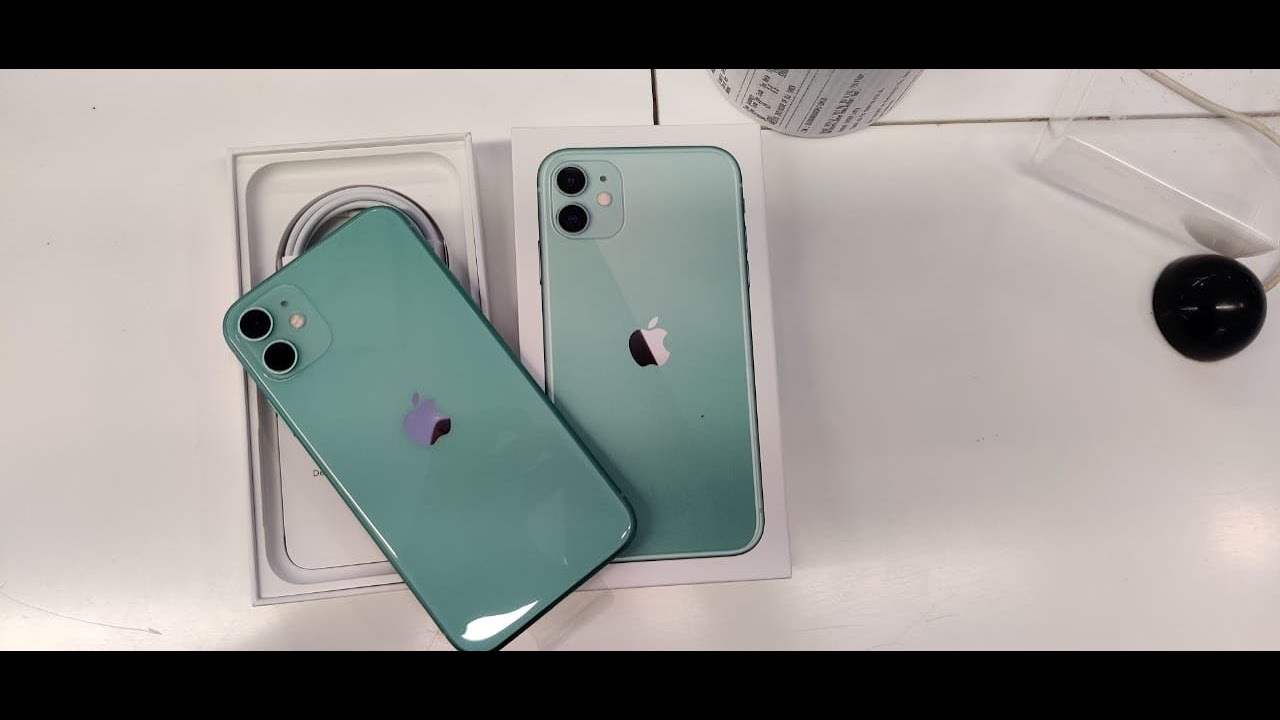 iPhone 11 Unboxing 2021 (Green) - YouTube