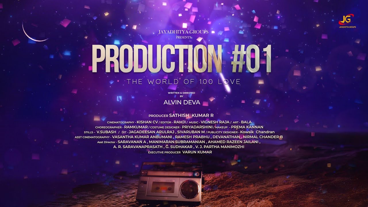 JG Production #01| #TheWorldOf100Love! | Motion poster | Independent ...