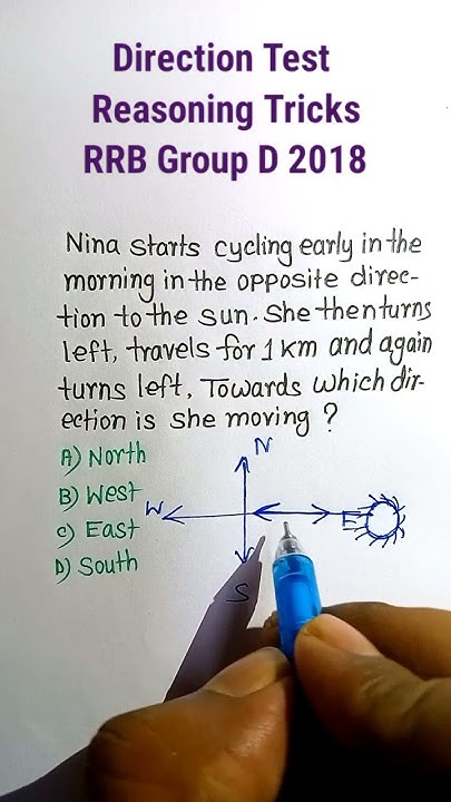 Direction Test Reasoning Tricks | Direction Reasoning Classes ...