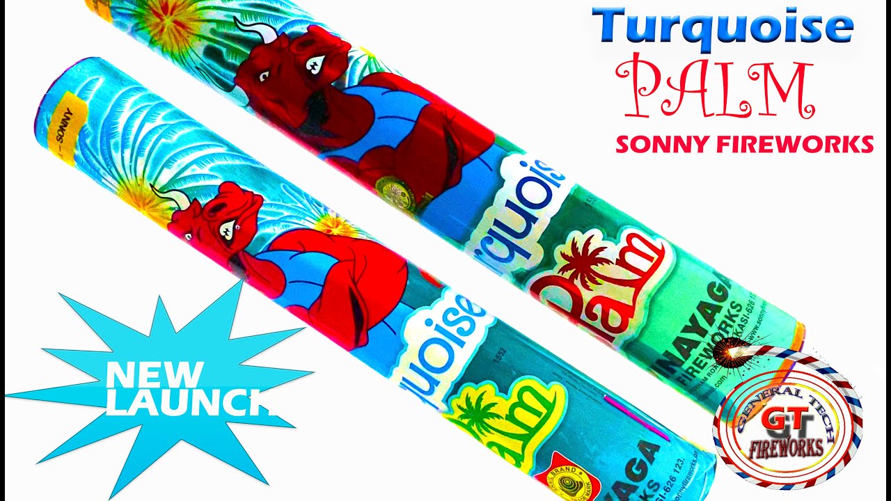 TURQUOISE PALM Sonny Fireworks |2025 New Launched Skyshot from Sonny ...
