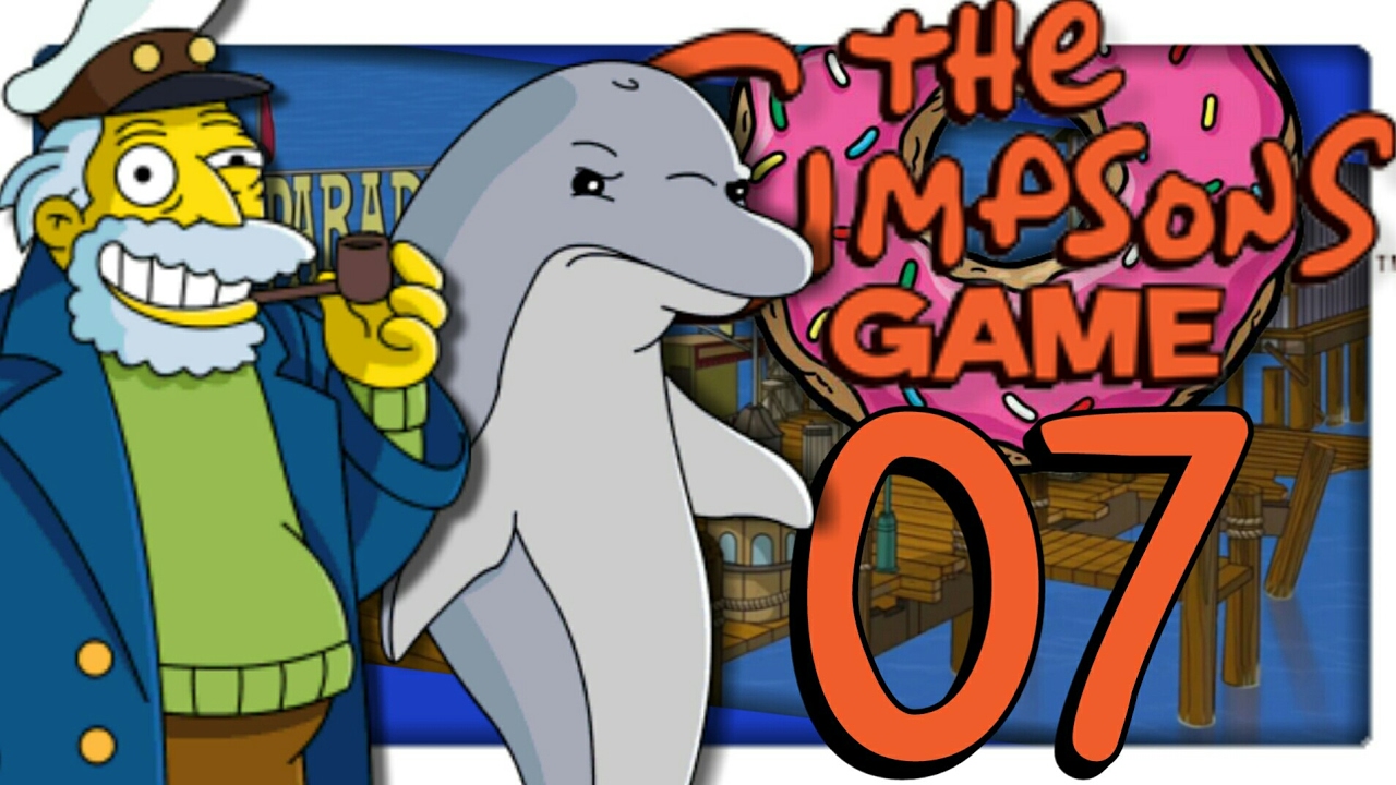 The Simpsons Game - Level 07: The Day of the Dolphin (All Collectibles ...