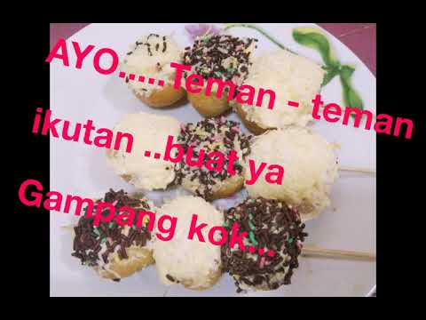 Sate DONUT UBI ' lengkap dengan Resepnya...Cobain..ya - YouTube