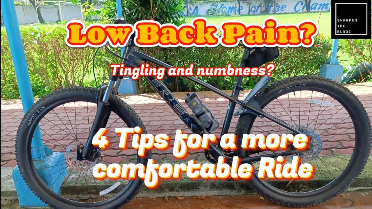 4 Tips for a Comfortable Ride| Low Back pain, Numbness| Trek Marlin 6 ...