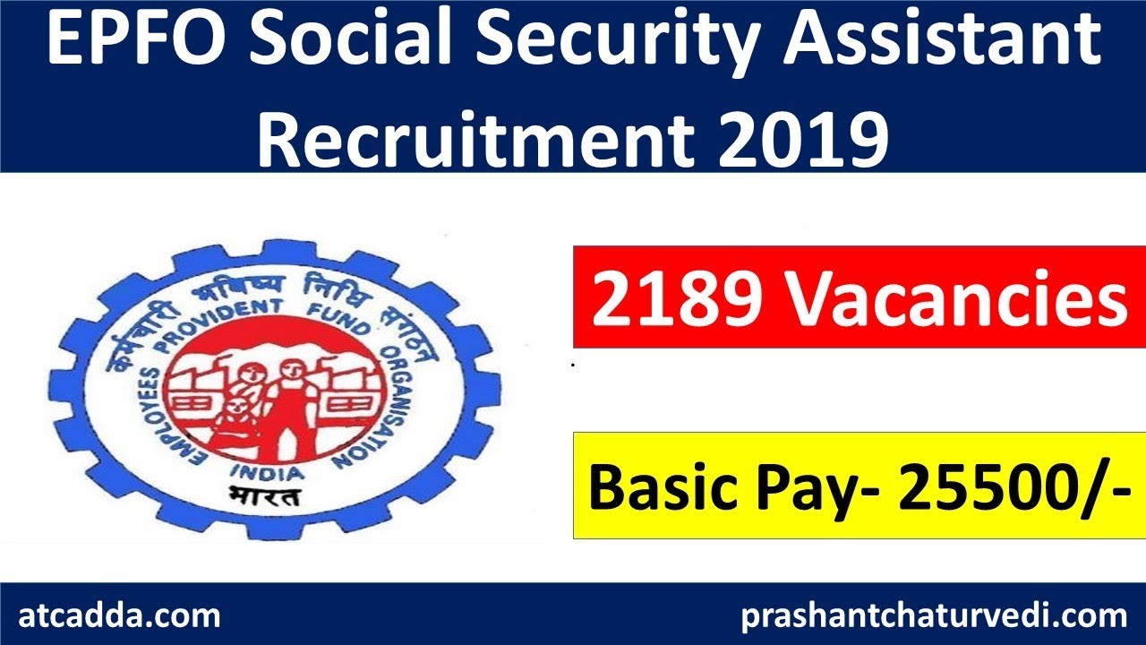 EPFO SSA 2019 Notification: Salary, Exam Pattern, Exam Dates, Syllabus ...