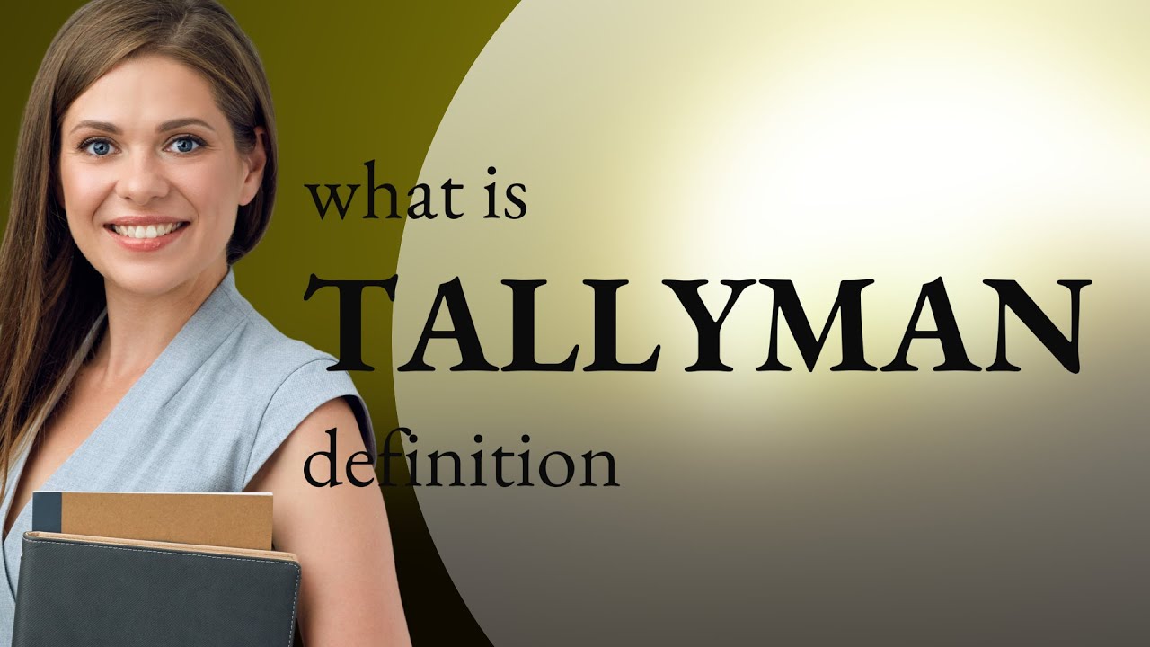 Tallyman | meaning of TALLYMAN - YouTube