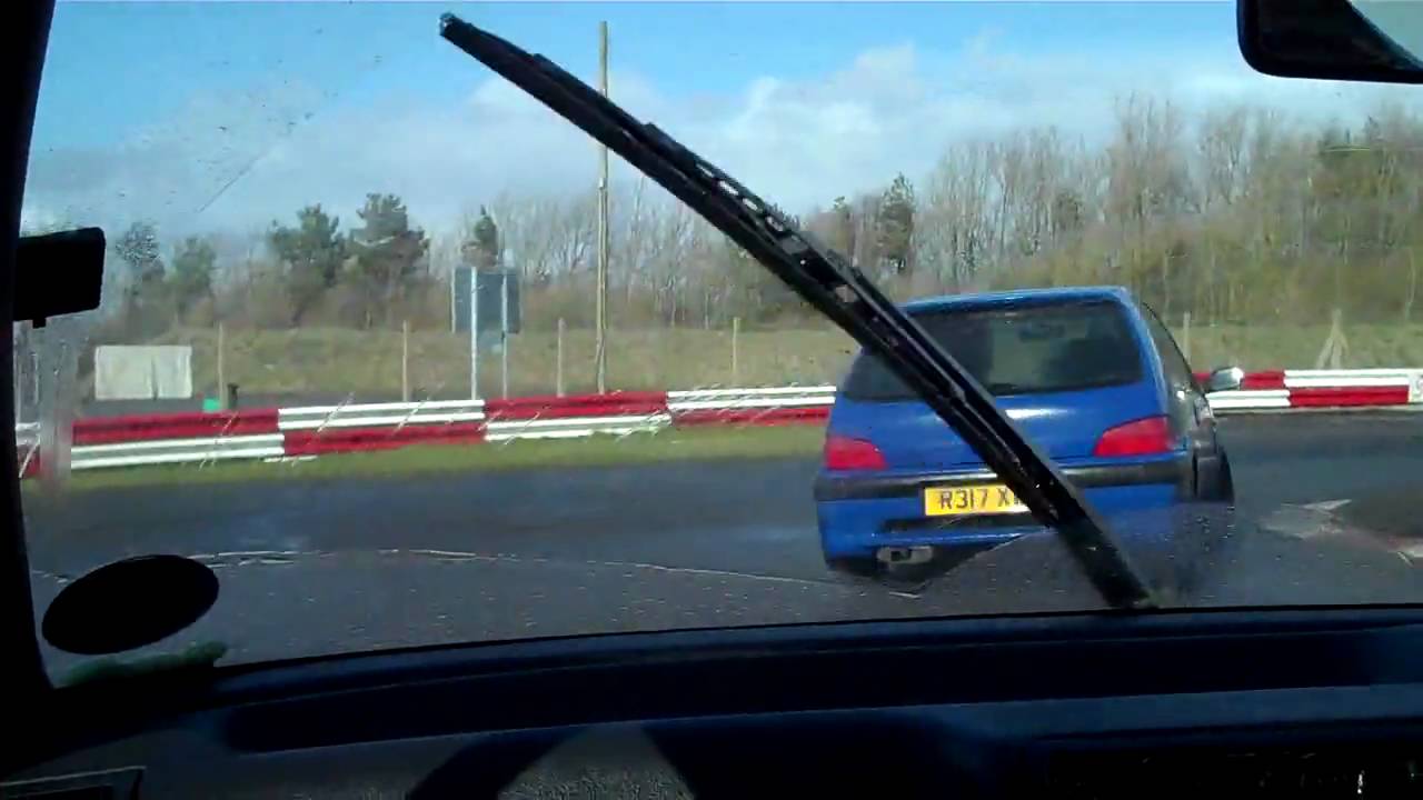 16v AX chasing bickertons 106 GTi - YouTube