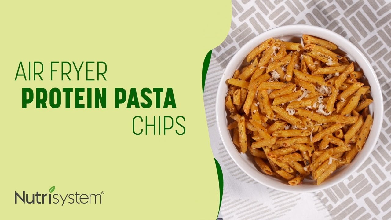 Air Fryer Protein Pasta Chips - Nutrisystem Recipe - YouTube