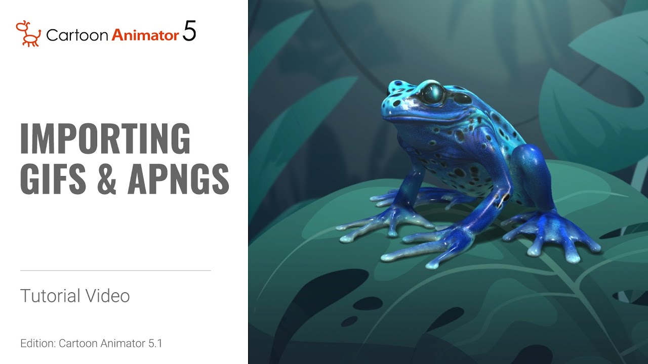 How to Import Animated GIFS & APNGs to Make Animated Videos | Cartoon ...