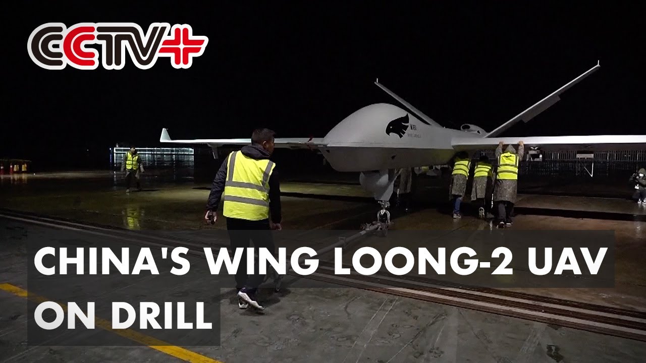 China's Wing Loong-2 UAV Completes Emergency Communication Drill - YouTube