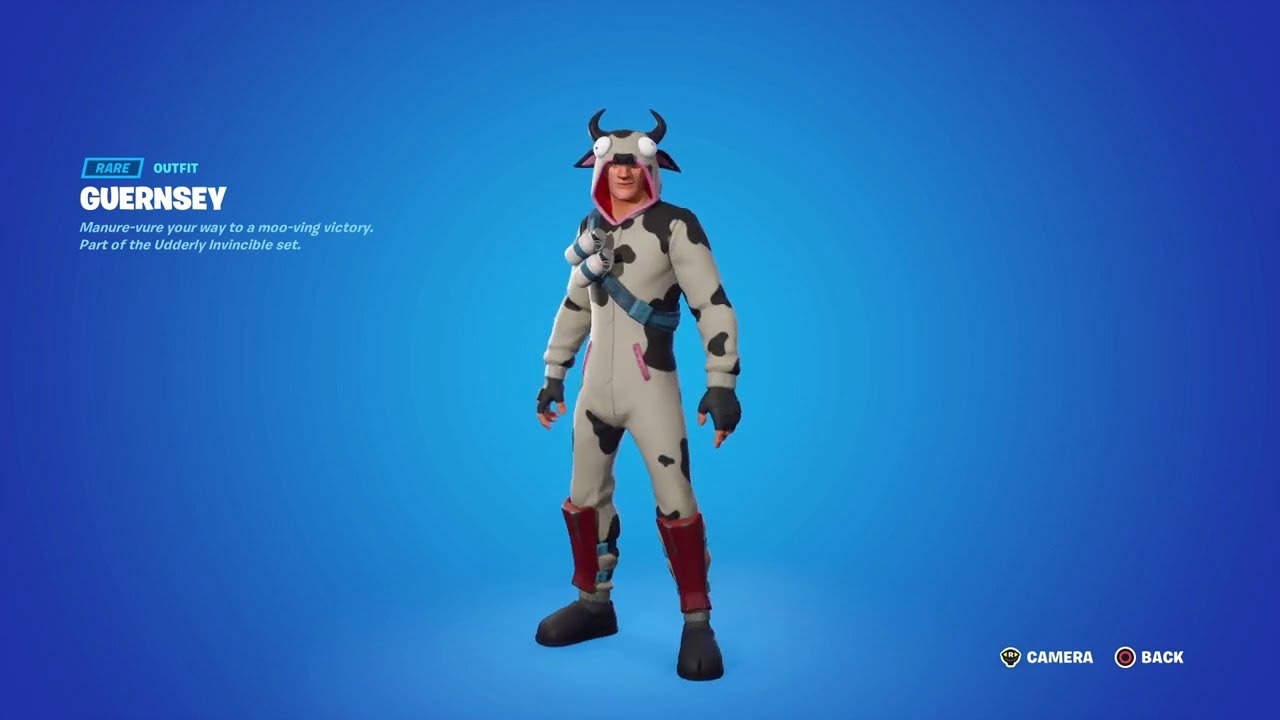 Fortnite Guernsey Skin Preview !!! 😱 - YouTube