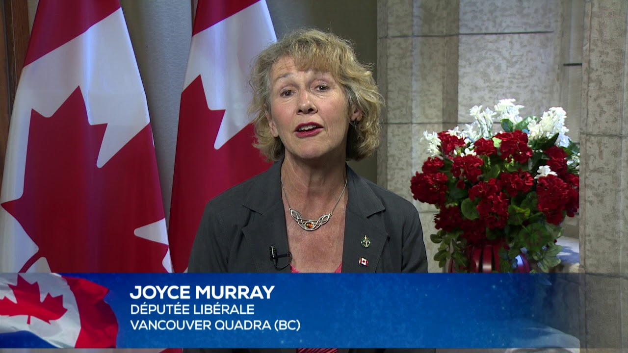 MP Joyce Murray Canada Day Message 2018 - YouTube