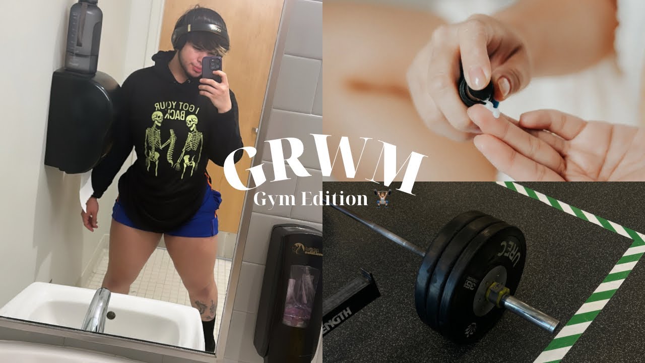 GRWM Gym Edition as a college student | Vlog - YouTube