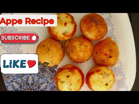 Appe Recipe | Vegetable Appe | Healthy And Easy Breakfast | 20 Min ...