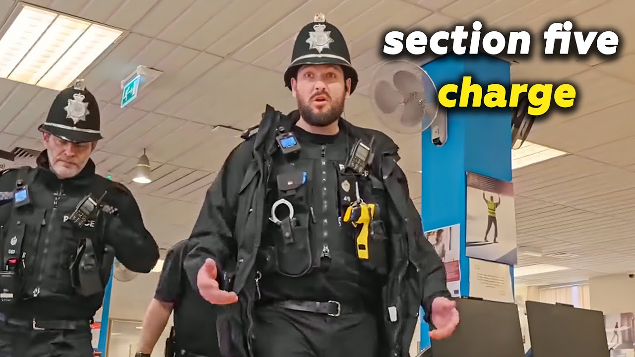 Auditor Arrested For Section Five After Job Centre Recording - YouTube