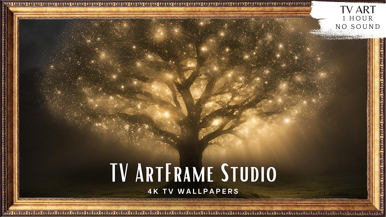 4K Frame TV Art Enchanted Tree | TV Art Background | No Music | TV Art ...