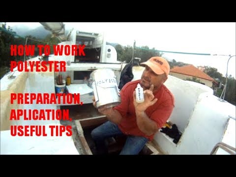 HOW TO WORK POLYESTER PREPARATION APLICATION USEFUL TIPS - YouTube