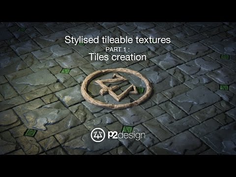 P2design Stylised tileable ROCK MAPS tutorial part 01