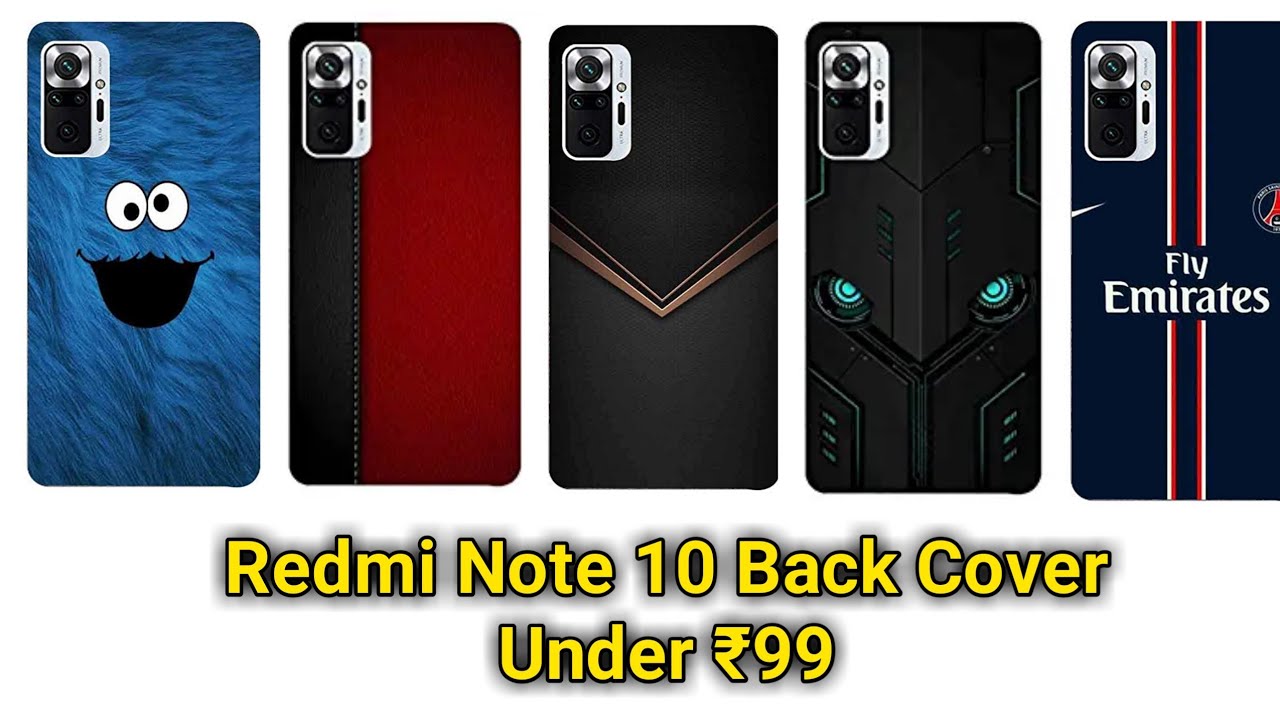 Redmi Note 10 Back Cover || Back cover for note 10 - YouTube