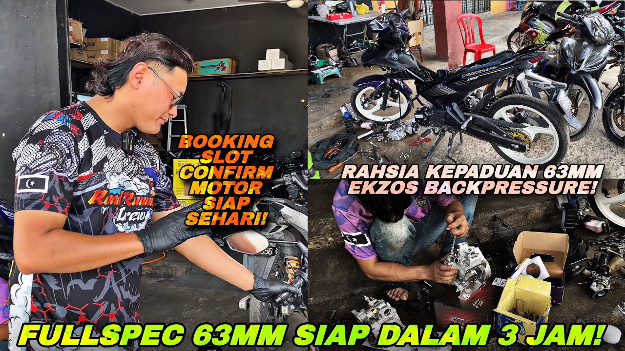 FULLSPEC 63MM JAHAK SIAP DALAM 3 JAM SAHAJA! | BOOKING SLOT UP SPEC ...